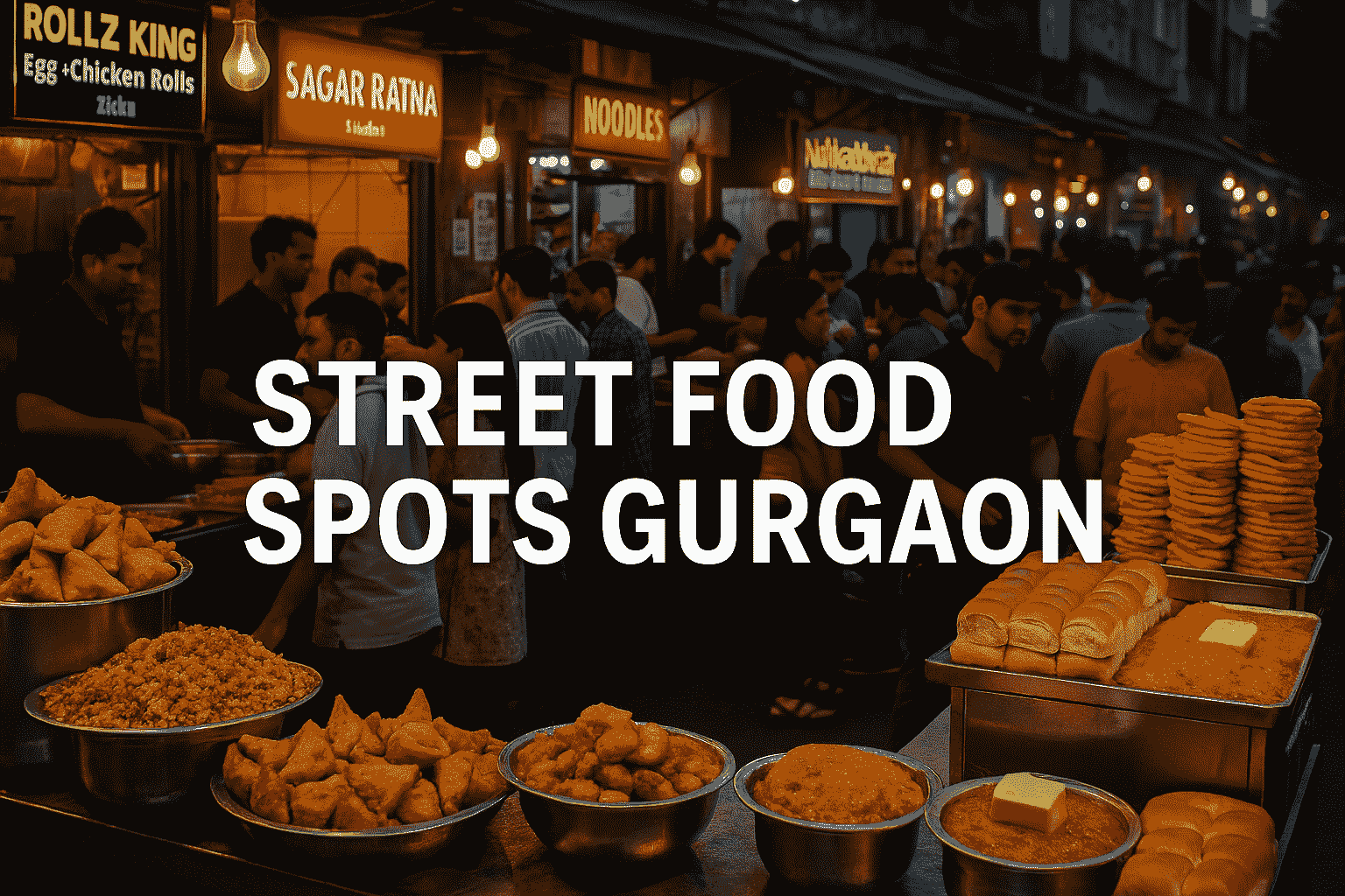 Top 3 Irresistible Street Food Spots Gurgaon to Try Now